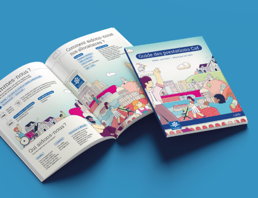 CAF - Découvrez le nouveau guide des prestations 2024